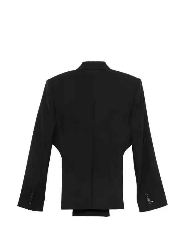 Stella McCartney Double-breasted Cut-out Blazer