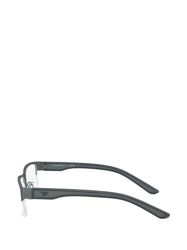 Emporio Armani Rectangle-frame Glasses - Grey