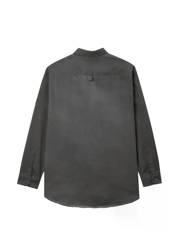 Izzue Patch-pocket Shirt - Grey