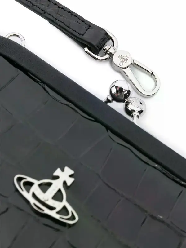 VIVIENNE WESTWOOD Clutch Bag With Orb Plaque