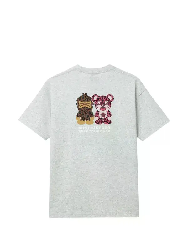 FINGERCROXX Embroidered T-shirt - Grey