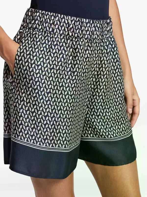 Peserico Geometric Print Shorts
