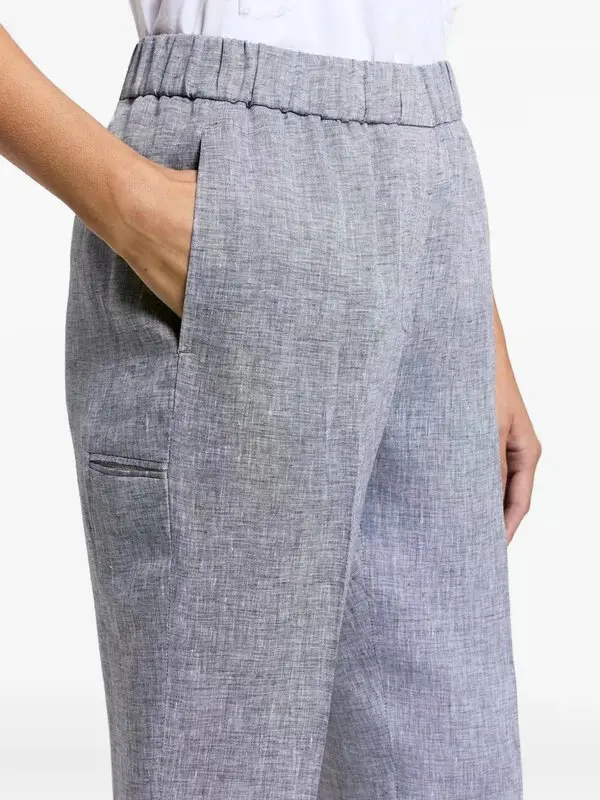 Peserico Elasticated Straight Leg Trousers