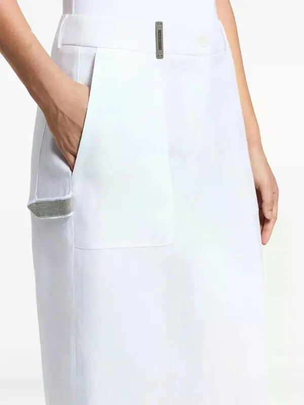 Peserico Patch-pocket Palazzo Trousers