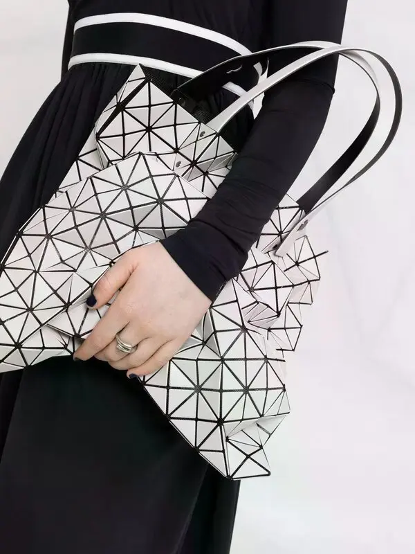 Issey Miyake Prism Geometric Tote Bag - Grey