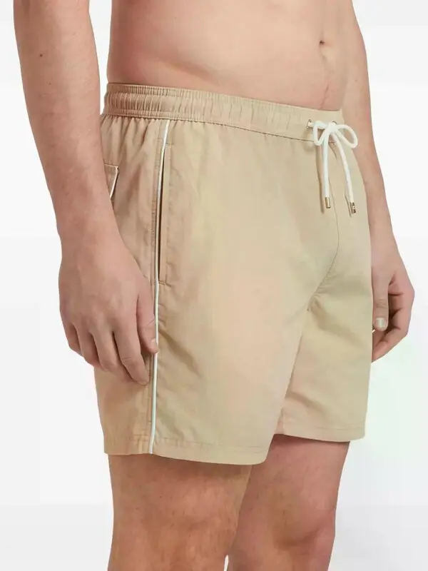 Paul & Shark Logo Embroidery Swimwear - Neutrals