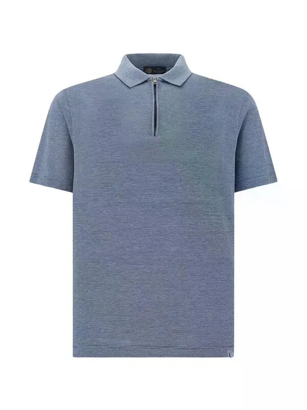Paul & Shark Zip Polo Shirt - Blue