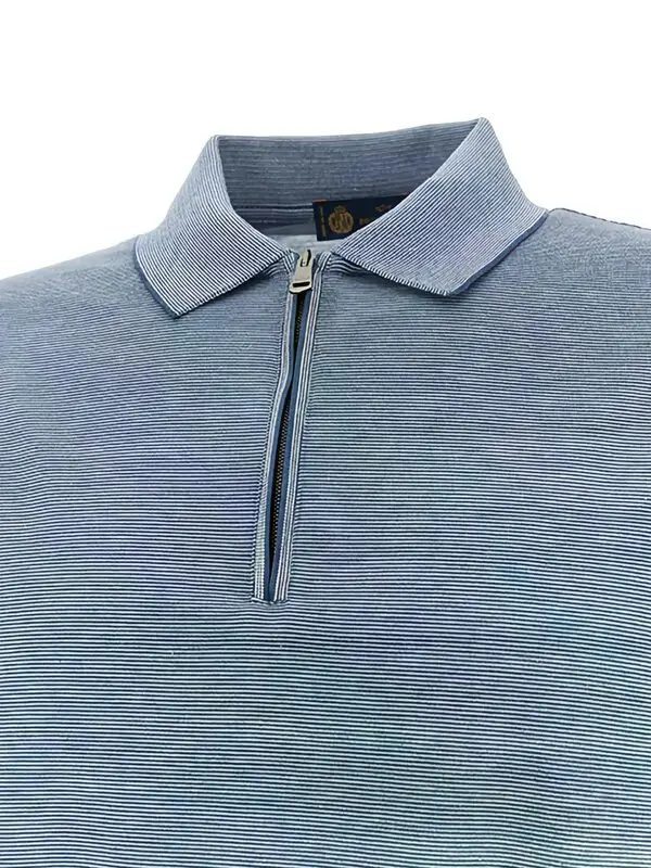 Paul & Shark Zip Polo Shirt - Blue