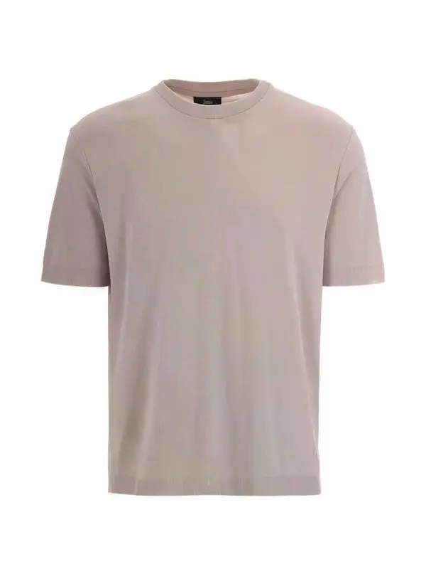 Herno Round-neck T-shirt - Neutrals