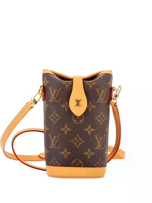 LOUIS VUITTON Fold Me Pouch Monogram Canvas Crossbody Bag - Brown