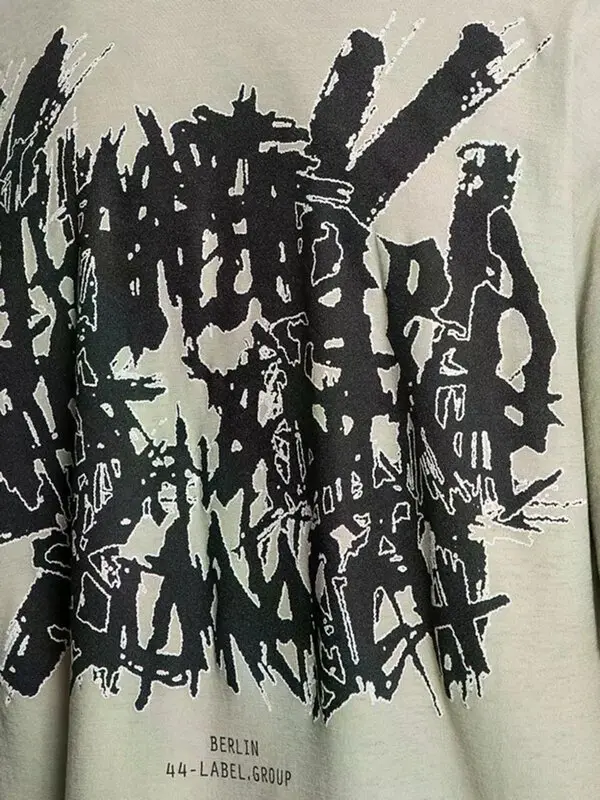 44 LABEL GROUP Abstract Print T-shirt