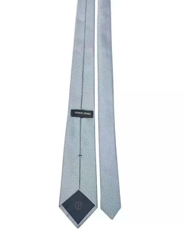 Giorgio Armani Jacquard Tie - Blue