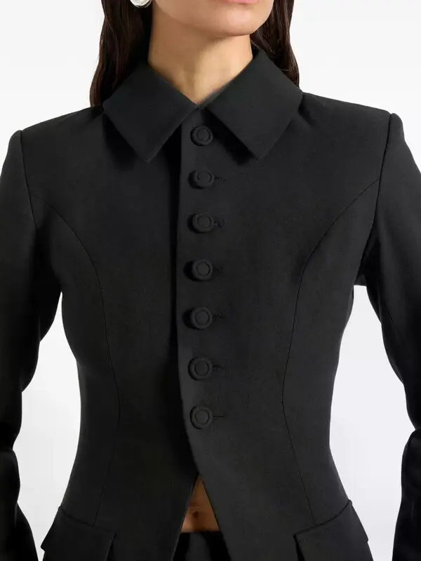 Manière De Voir Harper Detachable-collar Cinched Blazer