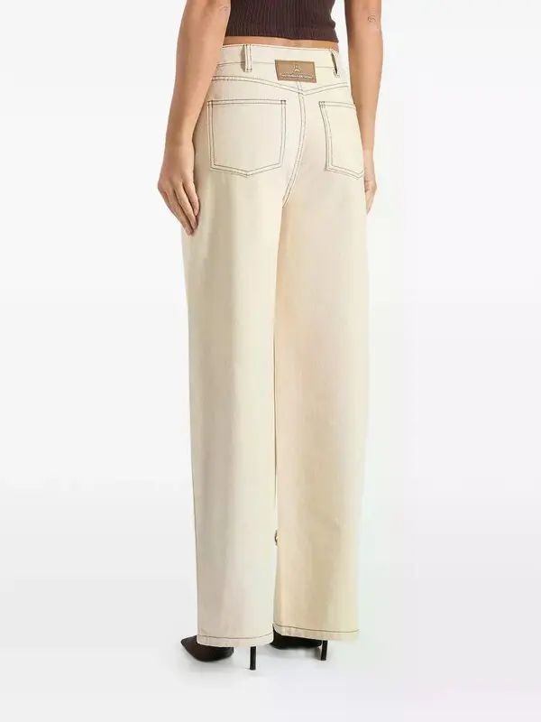 Manière De Voir Faye Tie-waist Wide-leg Jeans