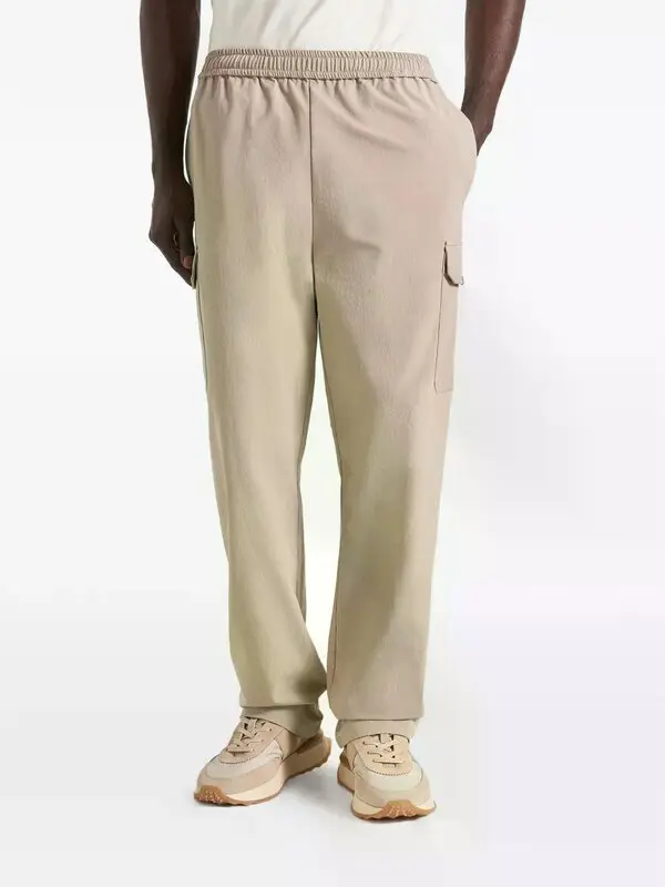 Manière De Voir Rayan Elasticated Cargo Trousers - Neutrals