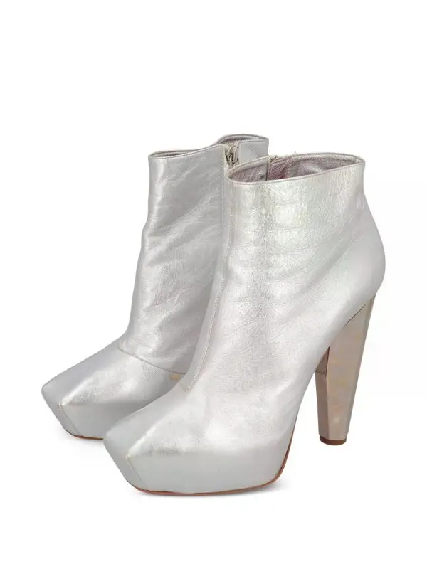 VERSUS Square-toe Platform Ankle Boots