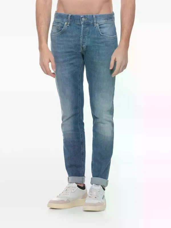 DONDUP Five-pocket Straight Leg Trousers