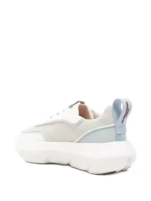ALEXANDER SMITH Leather Panelled Sneakers - Grey