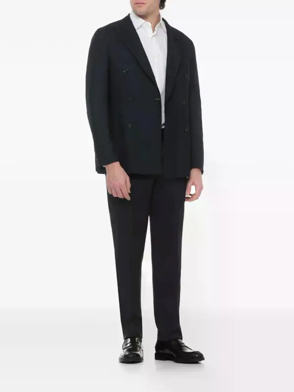 LARDINI Double-breasted Blazer - Blue