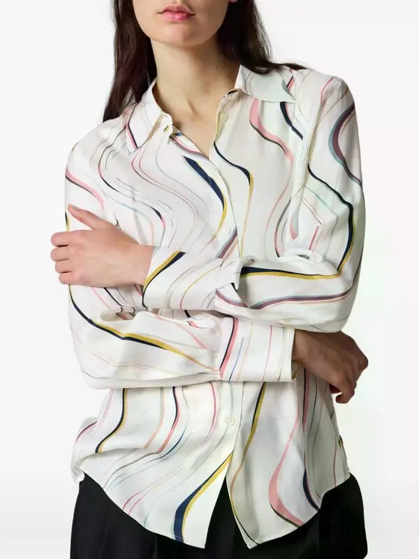Paul Smith Printed Long Sleeve Shirt