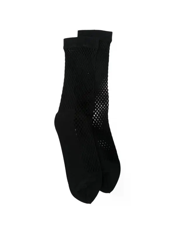 Comme Des Garçons Fishnet Socks - Black