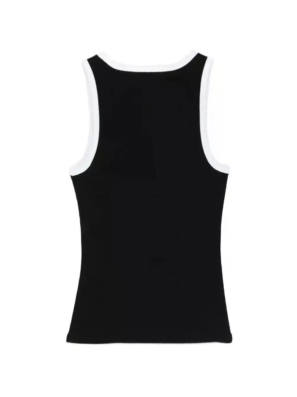 Karl Lagerfeld Autograph Logo Tank Top - Black