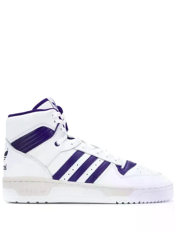 Adidas Rivalry Lace-up High Top Sneakers - White