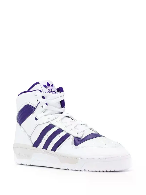 Adidas Rivalry Lace-up High Top Sneakers - White