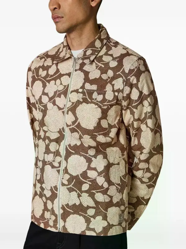 Paul Smith Floral Print Zip Jacket