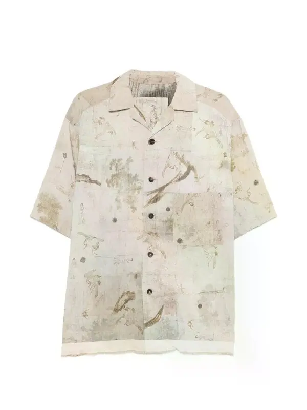 ZIGGY CHEN Buttoned Print Shirt