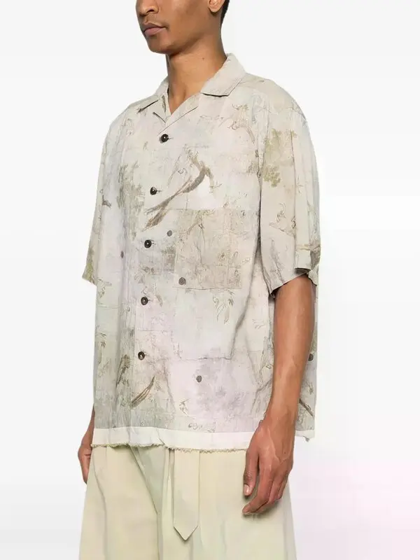 ZIGGY CHEN Buttoned Print Shirt