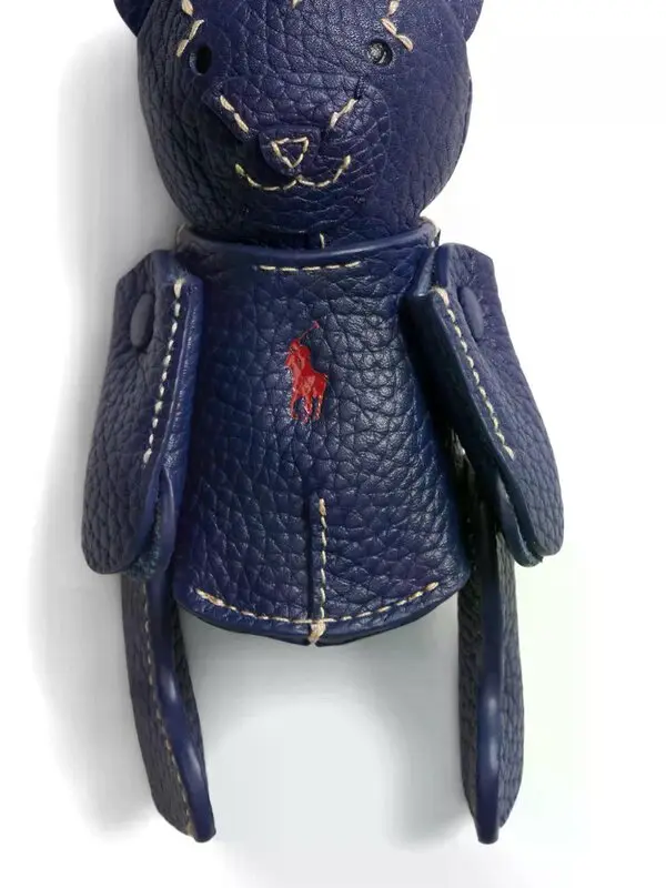 Polo Ralph Lauren Polo Bear Leather Bag Charm - Blue