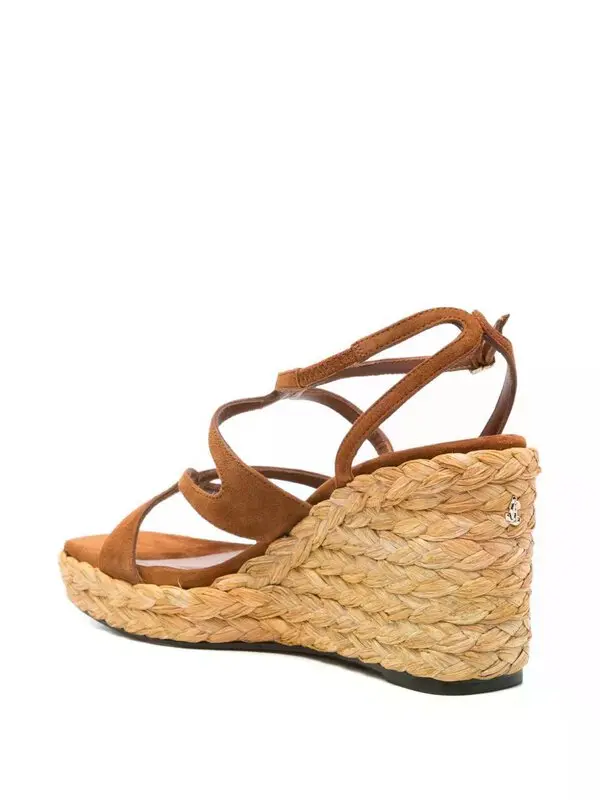 JIMMY CHOO Ayla Platform Wedge Sandals