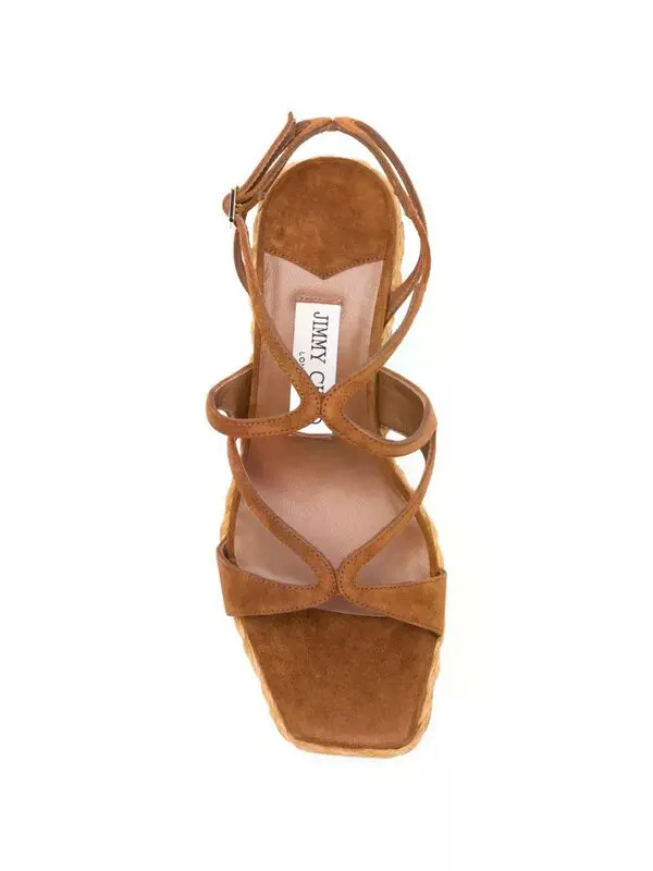 JIMMY CHOO Ayla Platform Wedge Sandals