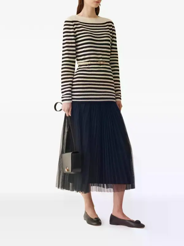 Fabiana Filippi Striped Long Sleeve Knit