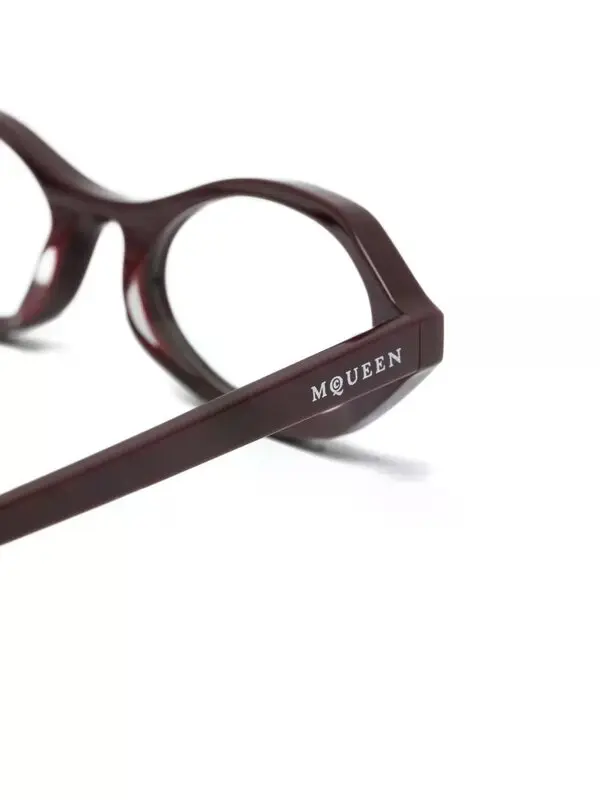 Alexander McQueen Oval Frame Glasses