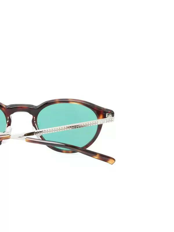 Dunhill Round Frame Tortoiseshell Sunglasses - Brown