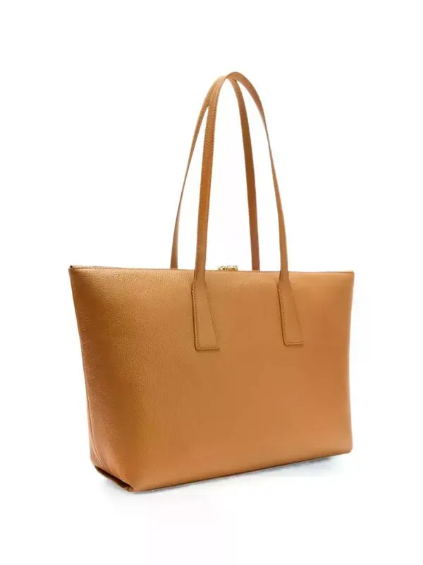Furla Leather Zip Tote Bag - Neutrals