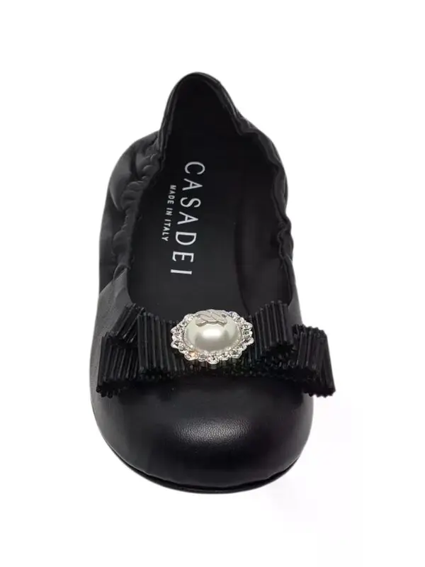 Casadei Embellished Ballerina Flats