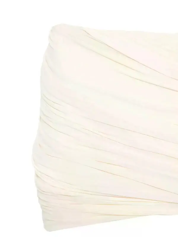 Rick Owens Ruched Mini Fitted Skirt