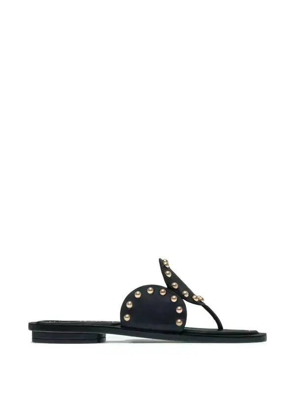 Bernardo Agartha Studded Flat Sandals - Black