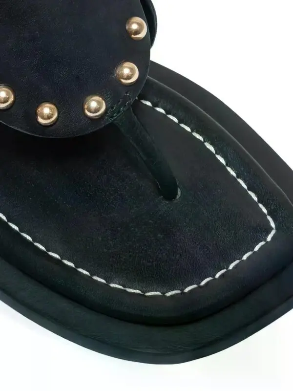 Bernardo Agartha Studded Flat Sandals - Black