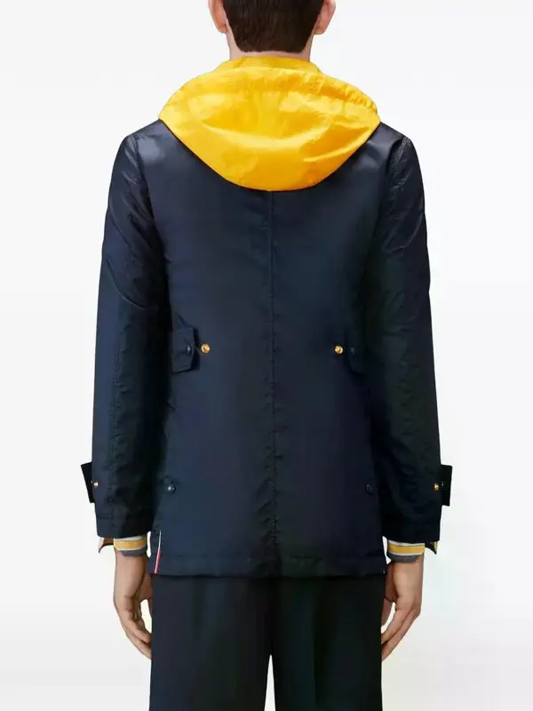 Thom Browne Hooded Ripstop Coat