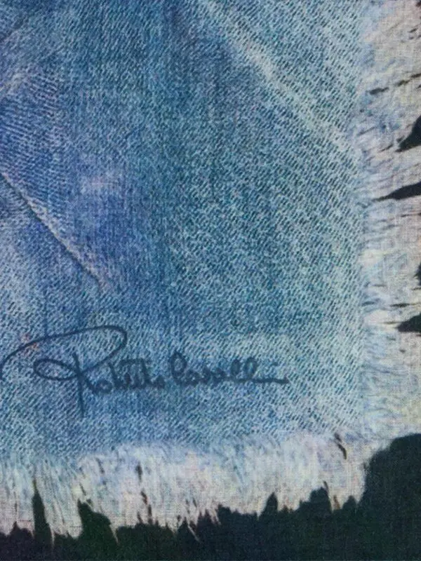 Roberto Cavalli Patchwork-effect Cotton Scarf