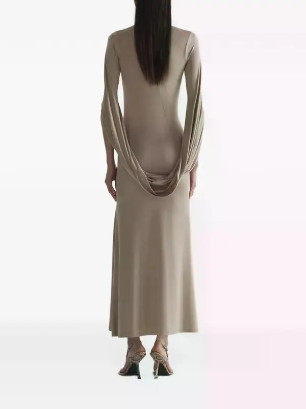MUGLER Cascade Loop Dress