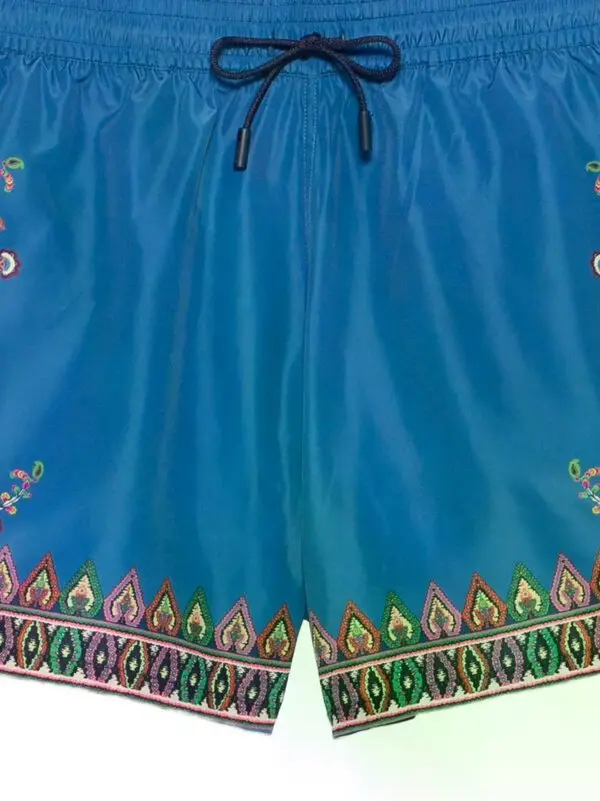 Etro Paisley-print Swim Shorts