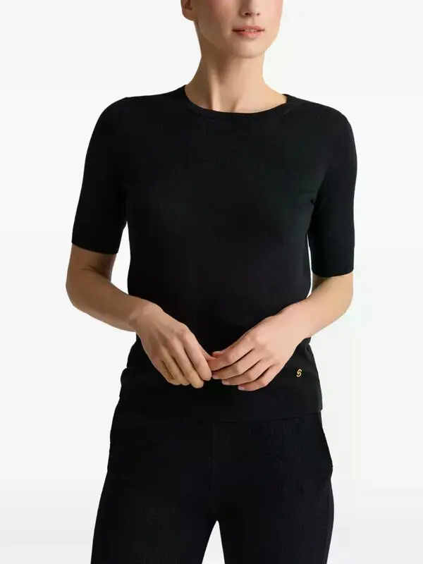 St. John Short Sleeve Crewneck T-shirt