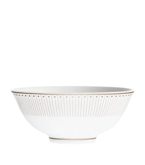 Christofle Porcelain Malmaison Platinum Impériale Rice Bowl