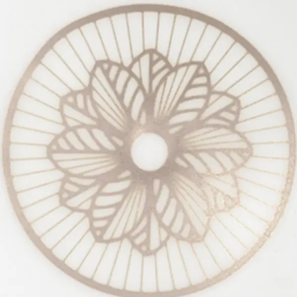 Christofle Porcelain Malmaison Platinum Impériale Rice Bowl