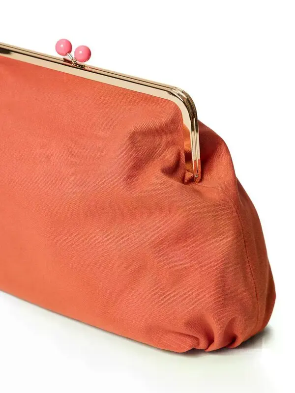 TWINSET Maxi Canvas Clutch Bag